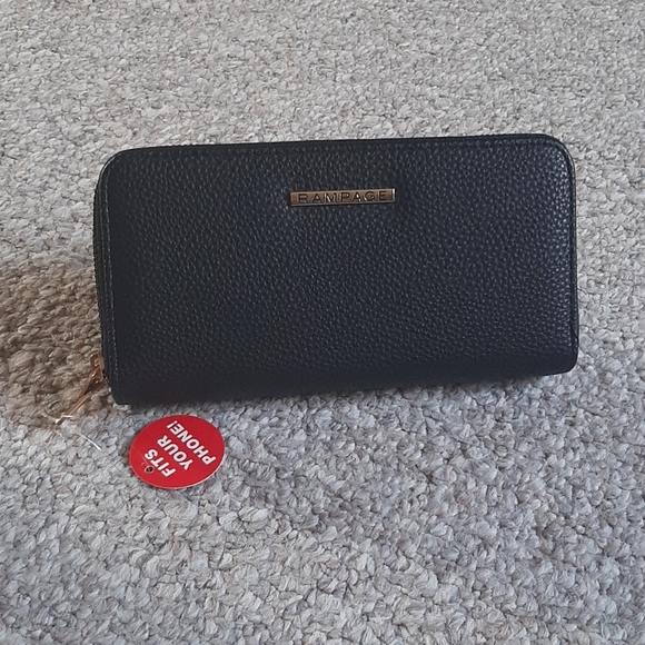 Bags | New Rampage Double Compartment Faux Leather Wallet | Poshmark